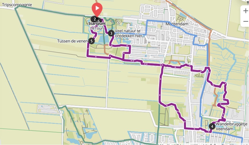 Wandelroutes - Dorpsraad Muntendam
